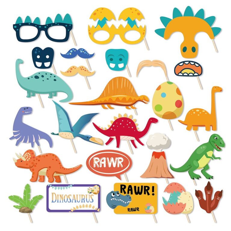 25pcs Dinosaur Photo Booth Props - Party.my - Malaysia Online Party ...