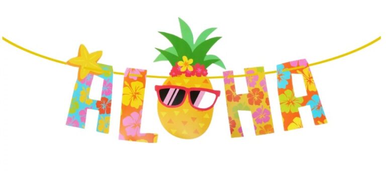 Aloha Hawaiian Luau Party Banner - Party.my - Malaysia Online Party ...